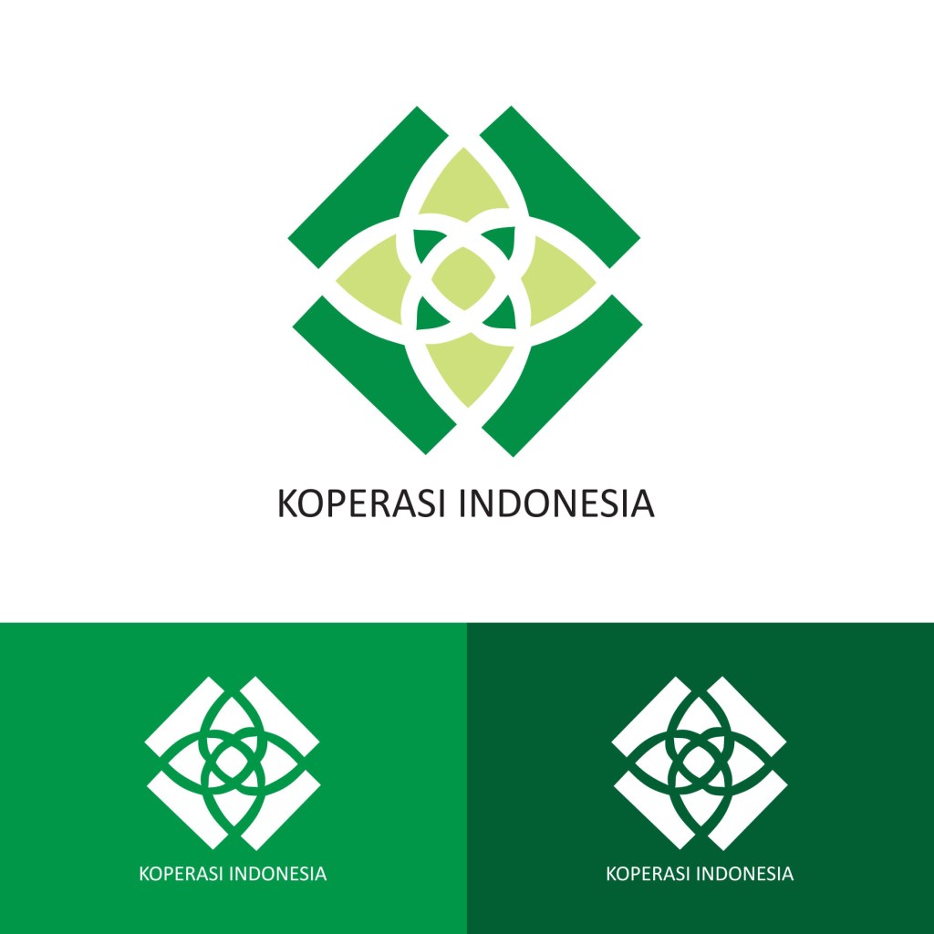 LOGO KOPERASI INDONESIA BARU – TEMPLATE COREL