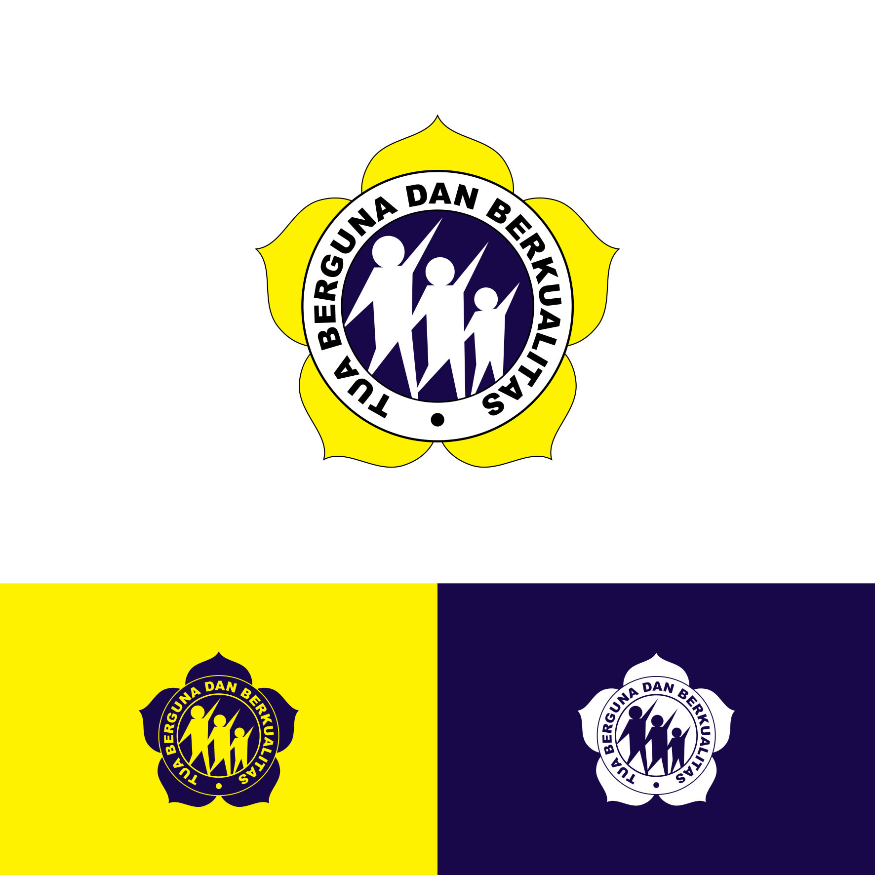 LOGO LANSIA TUA BERGUNA DAN BERKUALITAS – TEMPLATE COREL